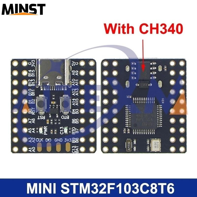 Mini STM32F103C8T6 CH340 STM32F103 Development Board Microcontroller ...