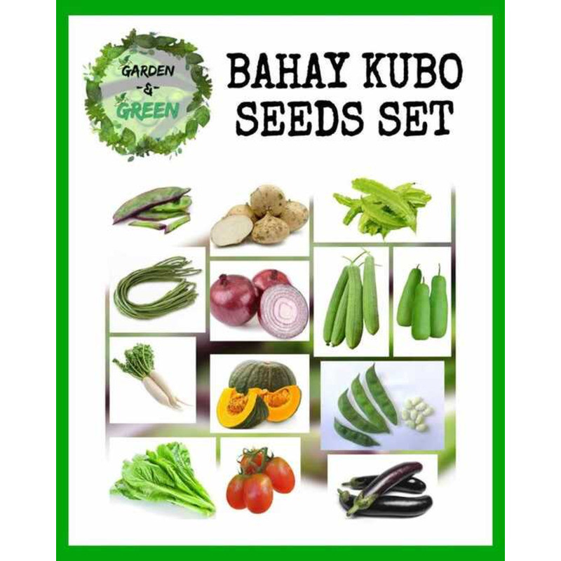 Bahay Kubo Seeds Set Vegetable Seeds 13In1 00E | Shopee Philippines