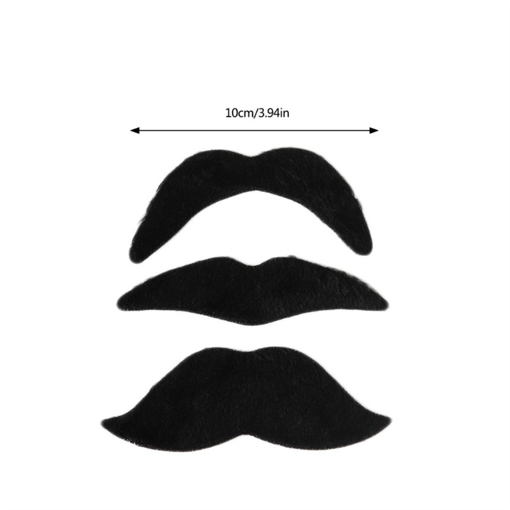 Fake Mustache Beard Set For Halloween Cosplay Costume Party Supplies ...