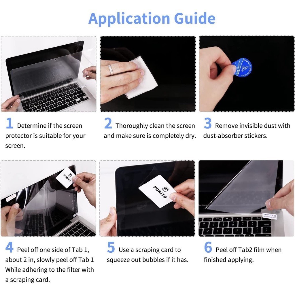 13 14 15.6 24 27'' Anti Radiation Anti Glare Laptop Screen Protector 16 ...