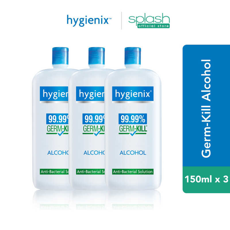 Hygienix Germ Kill Alcohol 150Ml Set Of | Shopee Philippines