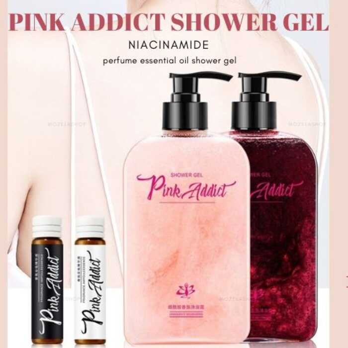 PINK ADDICT SHOWER GEL Perfume Essential Oil Shower Gel Seductive And ...