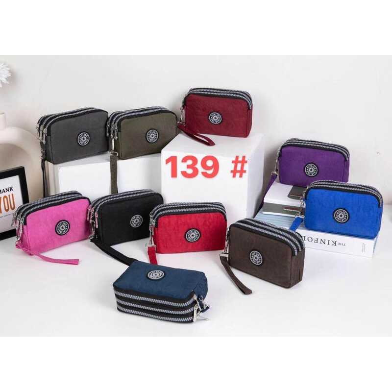 Kipling 3 Zipper Wallet Pouch Coin Purse 372 | Shopee Philippines