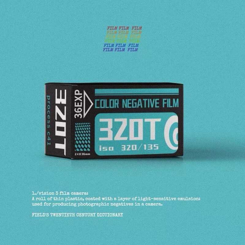Negative Color Cine Film Vision 3 REMJET Removed C41 Process 36 ...
