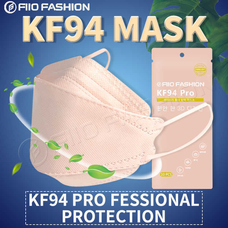 Aa3 50Pcs Kf94 Pro Face Mask Original Korea 4Ply Non-Woven FDA Approved ...