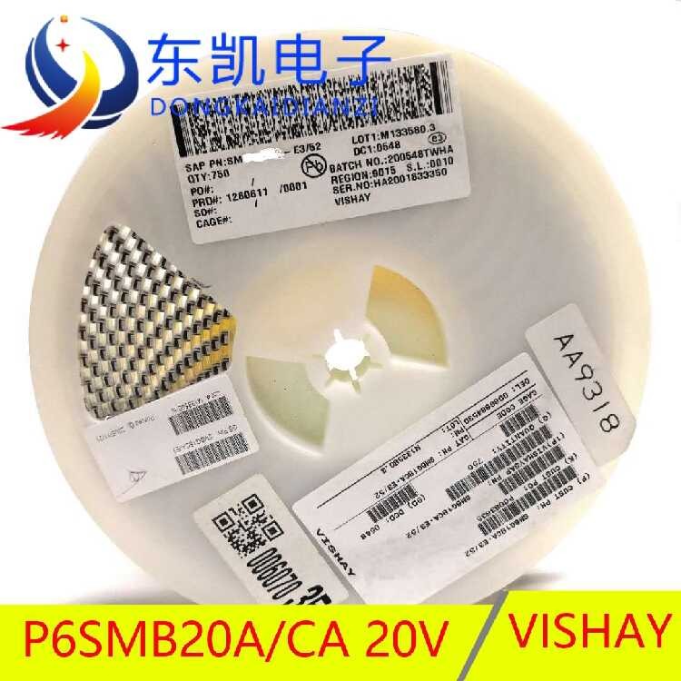 ☑♥ P6SMB20A P6KE20A 20V Unidirectional SM B Surface Mount TVS Transient ...