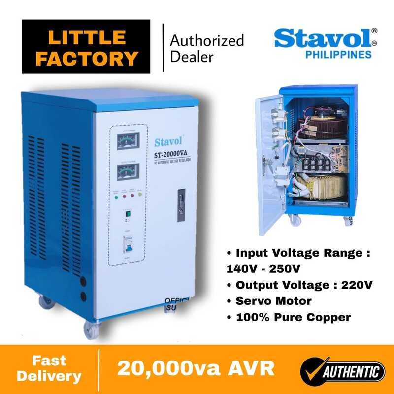 3 Stavol 20Kva 20000W 15Kva 15000W AVR Single Phase Servo Motor Time Delay Pure Copper 315 8Ca ...