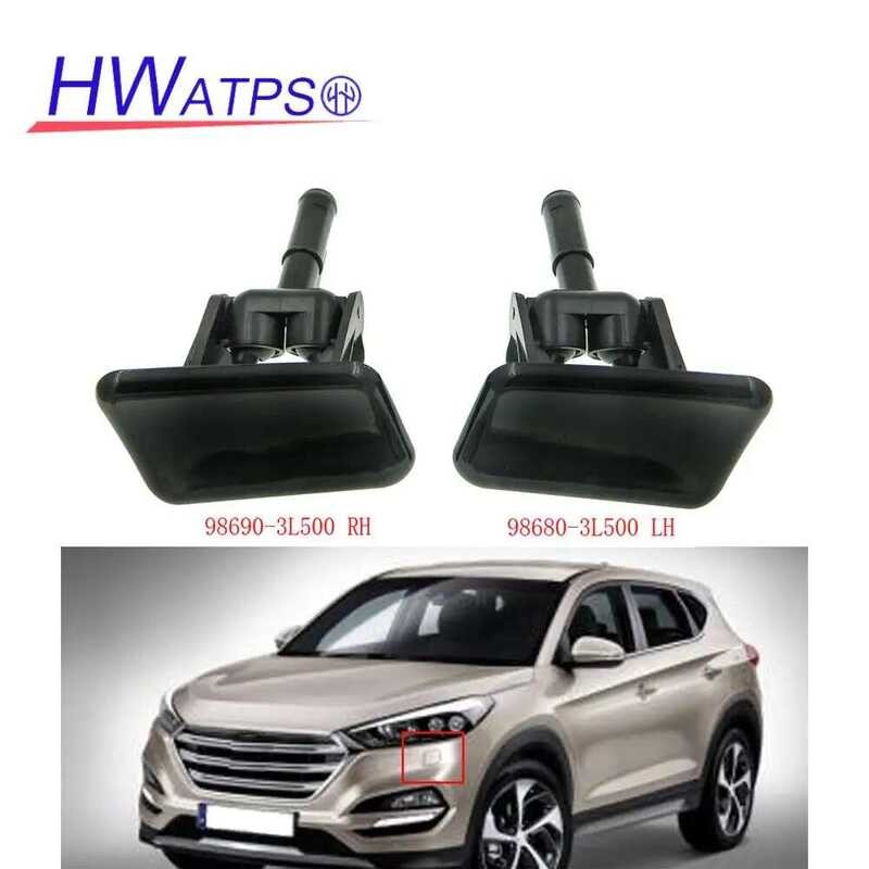 New HWATPS Pair Front Bumper Headlight Washer Nozzle Cover Cap 98680 ...