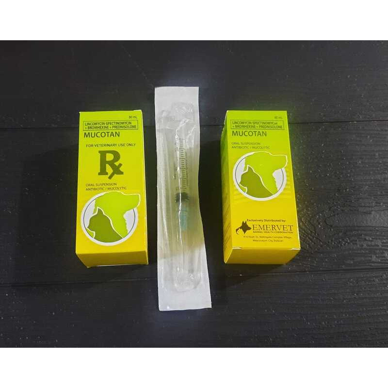 Mucotan For Cats And Dogs 60Ml With FREE SYRINGE 3 | Shopee Philippines