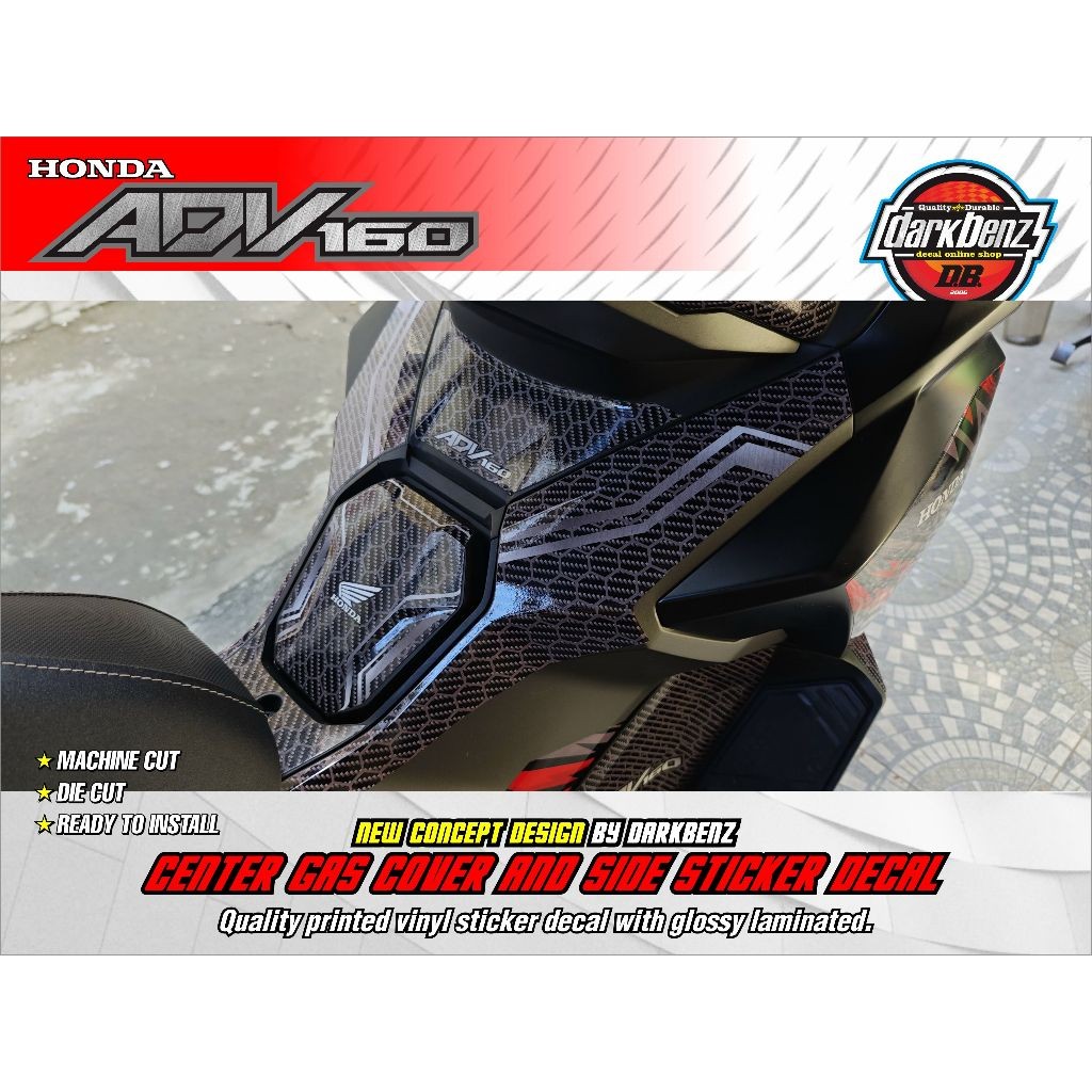 Honda ADV 160 New Concept Quality Printed Sticker Decal | custom made ...