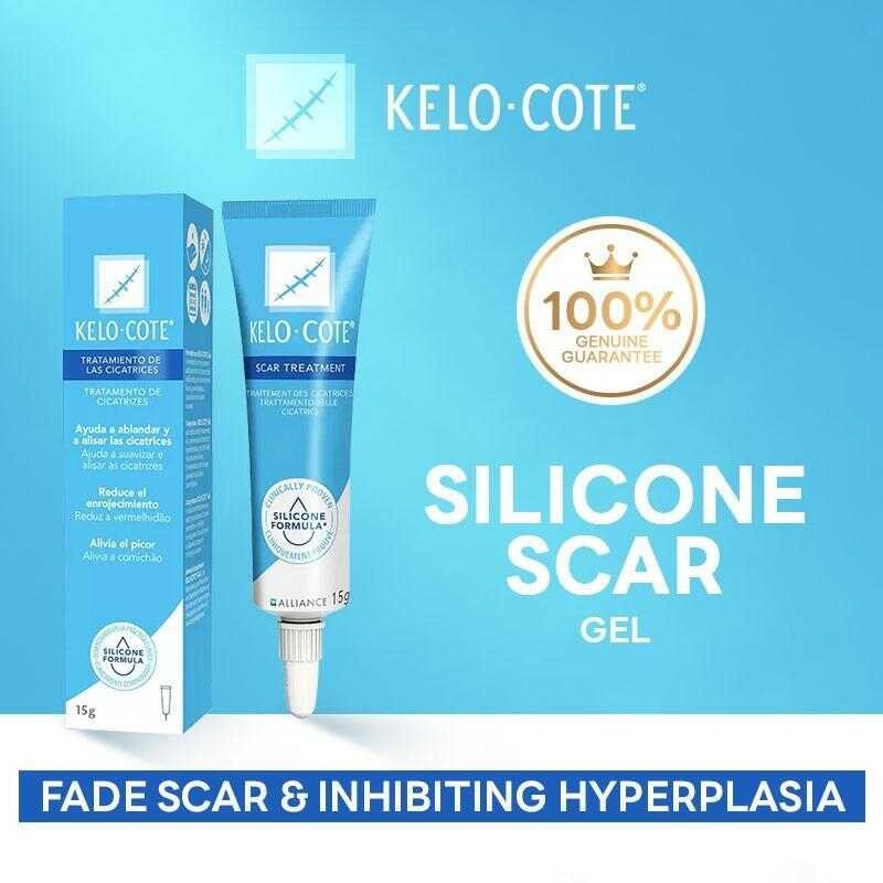 Kelo-Cote Silicone Scar Gel Stretch Mark Cream Acne Remover Scars ...