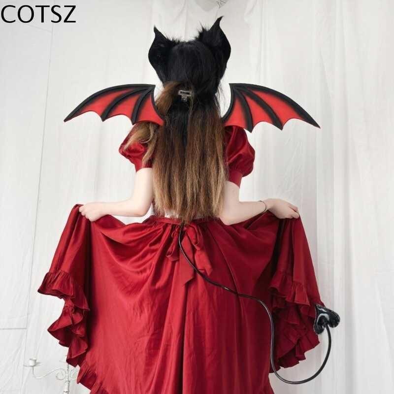 Tt COTSZ Furry Halloween Costume Cosplay Props Bentable DIY Bat Wings ...