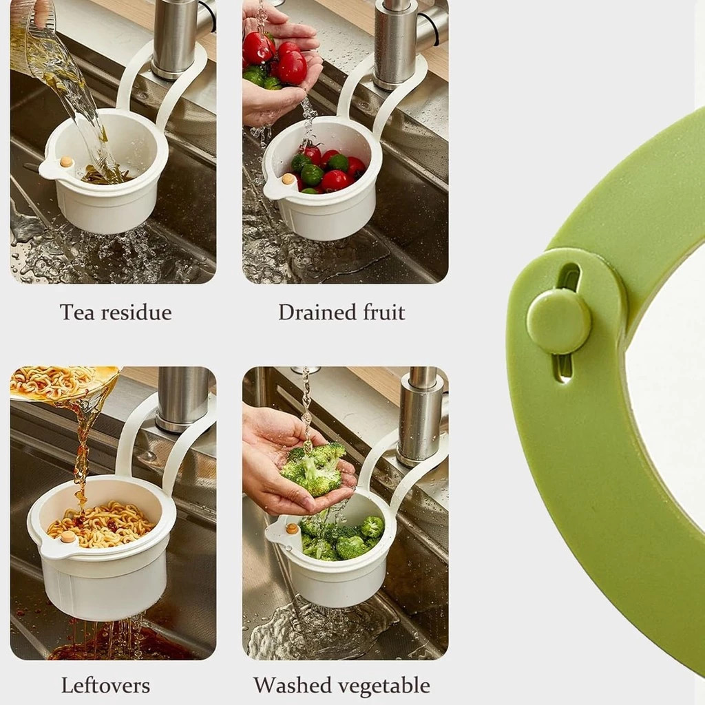 Sink Hanging Strainer Basket Multifunctional Detachable Kitchen Garbage ...