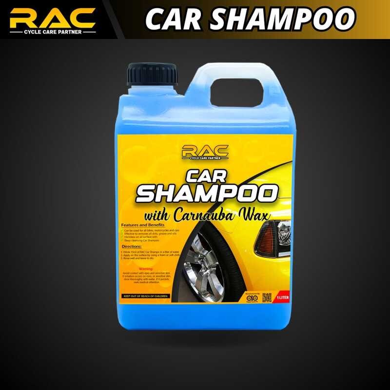 RAC 1 Liter Car Shampoo With Carnauba Wax 3 | Shopee Philippines