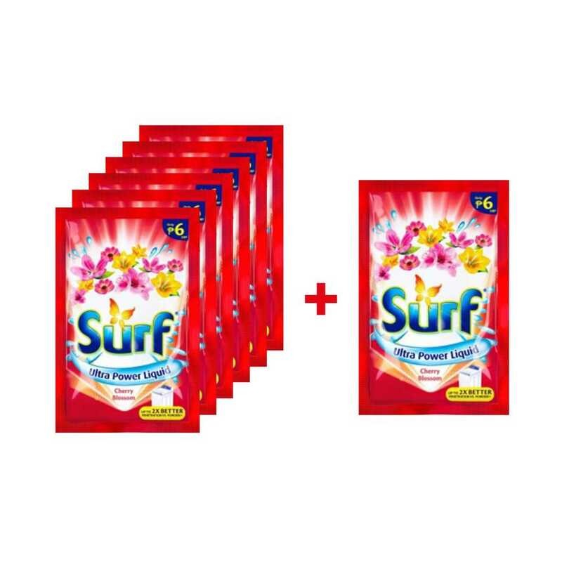 SURF Liquid Detergent Cherry Blososm Ml Sachets Laundry Powder Fabric ...