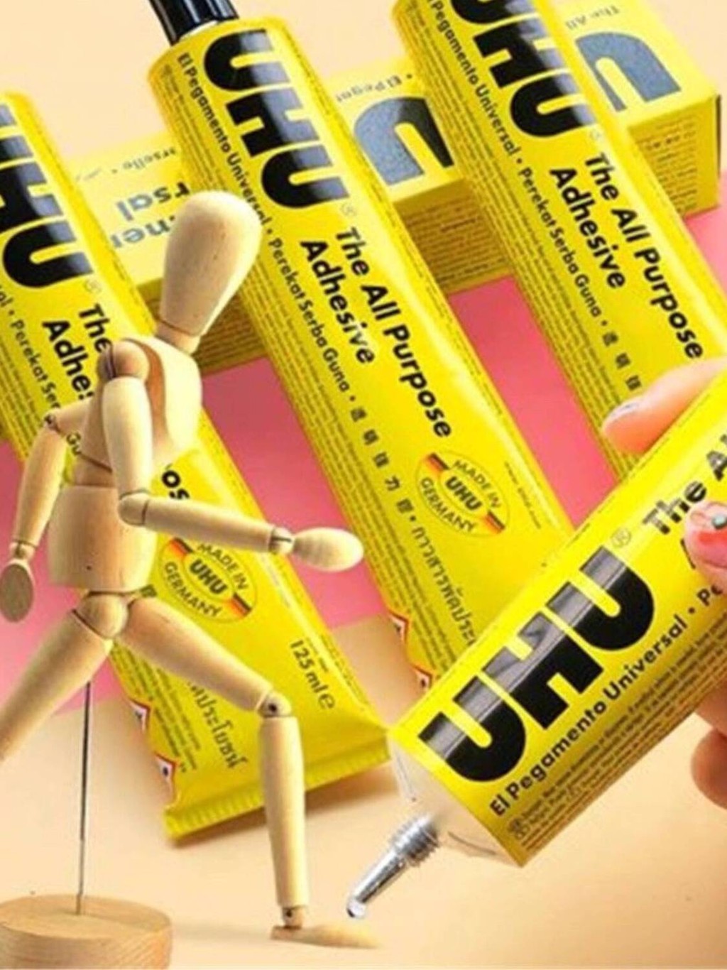 ☑♥ German UHU Flexible Strong Transparent Glue Handcraft Glue DIY Shoe ...