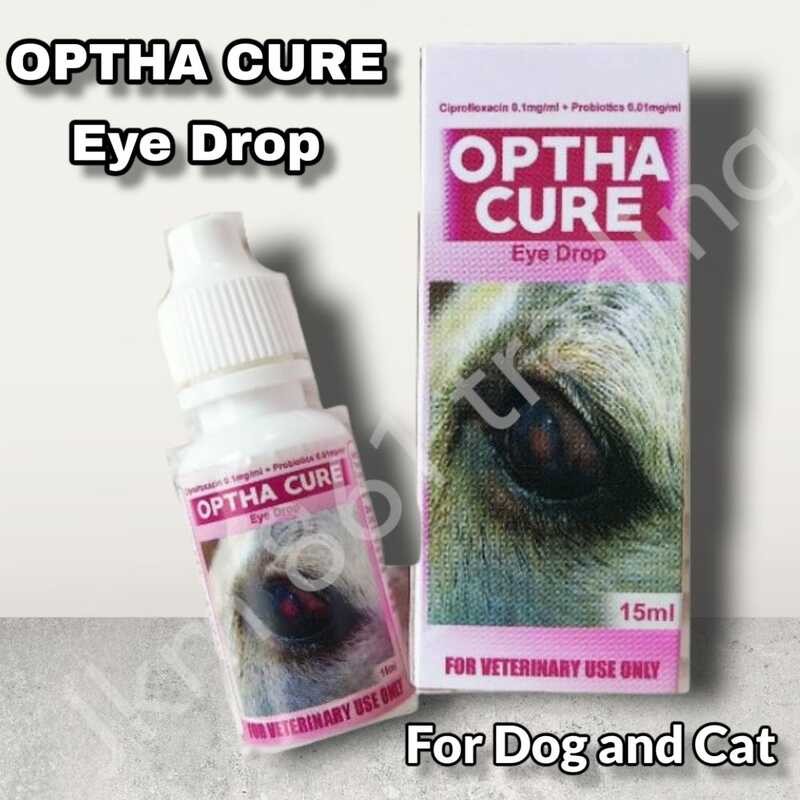 Optha Cure Probiotics Eye Drop 15Ml ORIGINAL 100% For Dog Cat Kitten ...
