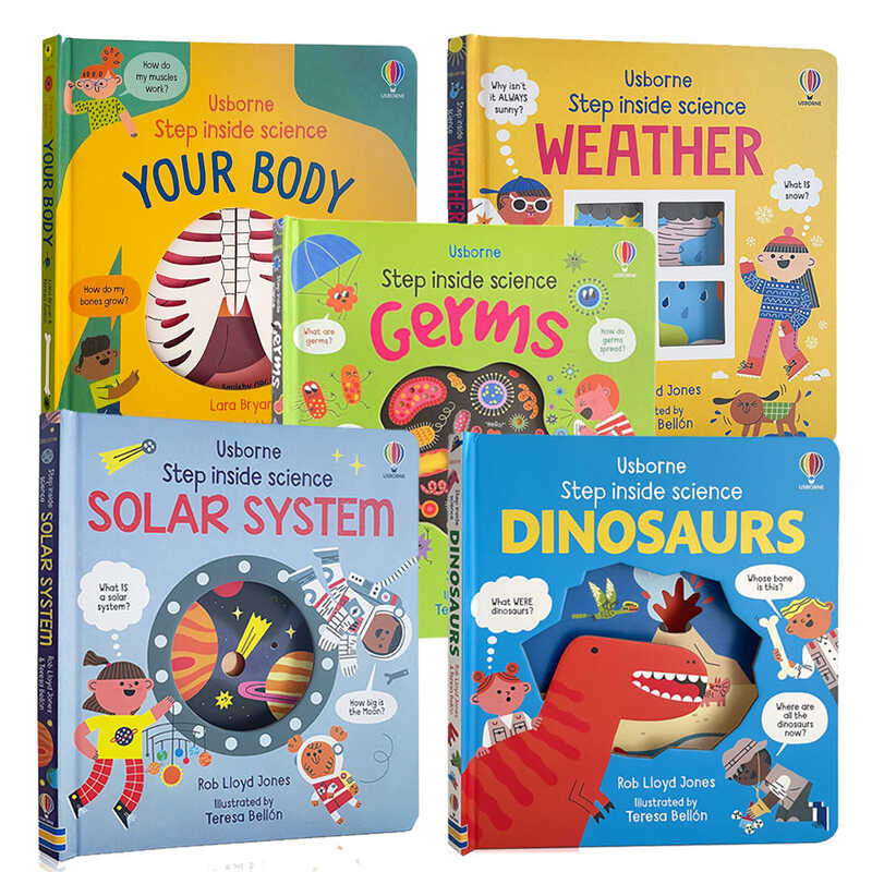 1 Usborne Lift-The-Flap Step Inside Science Germs Your Body Solar ...