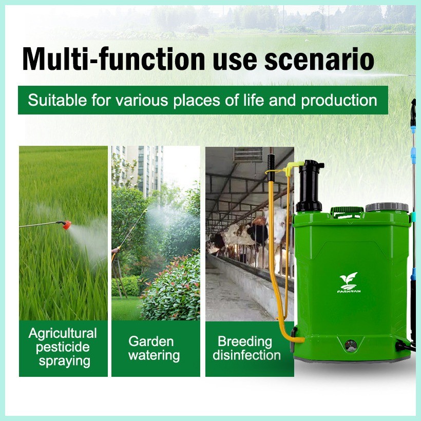 Agriculture Sprayer Rechargeable Knapsack Electric and Manual 2in1 Sprayer 16L/20L Gardening ...
