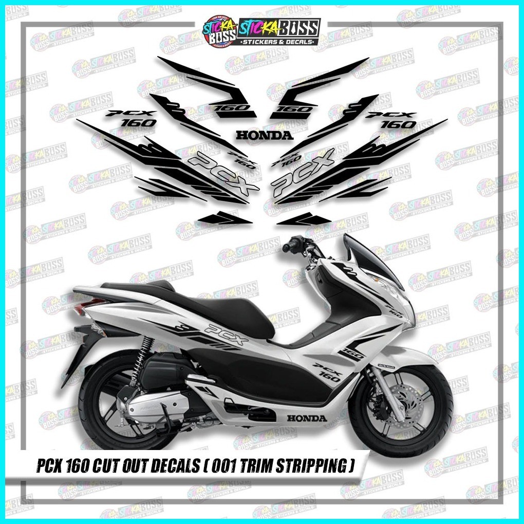 PCX 160 CUT-OUT DECALS ( 001 TRIM STRIPPING ) | Shopee Philippines
