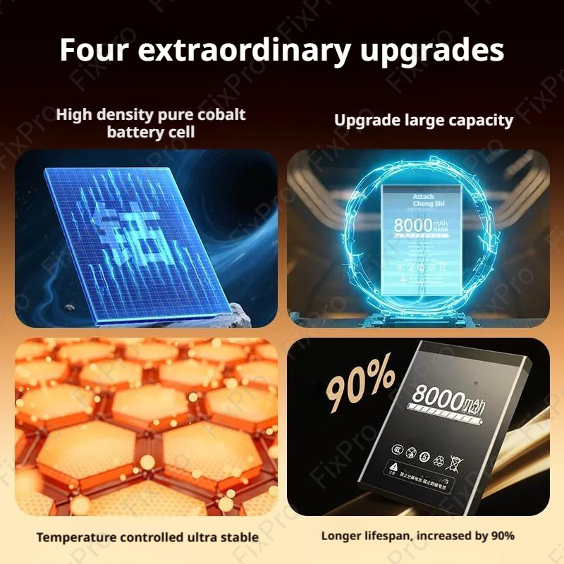 Vivo Y69/1714/Y69A Battery Replacement Model B-C8 3000mAh Long Lasting ...