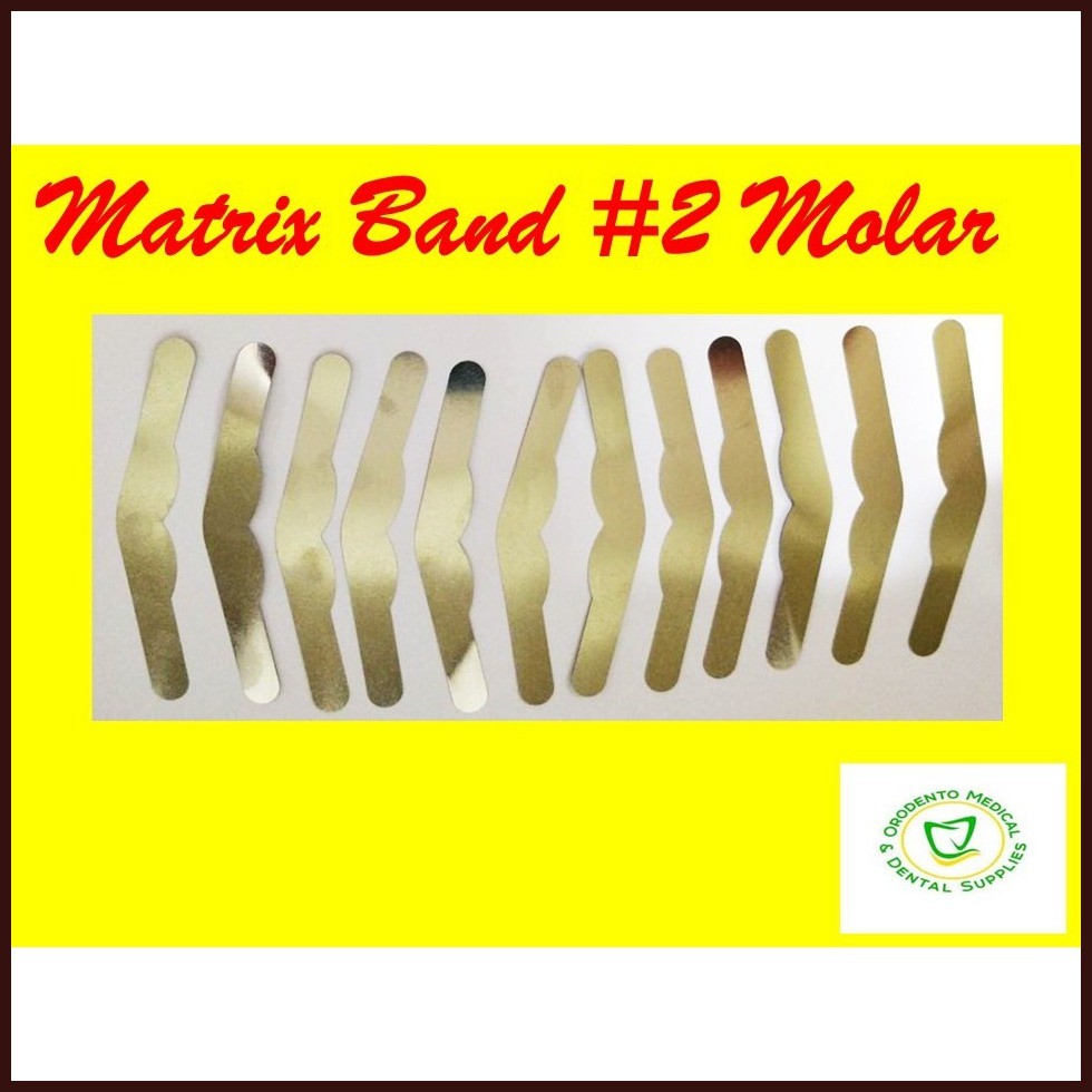 Matrix Band #2 Molar 12 Pieces Per Pack | Shopee Philippines