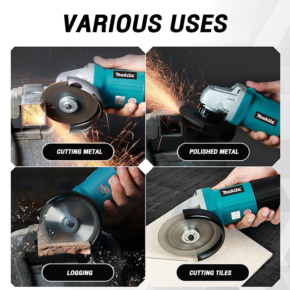Original 1500W Electric Hand Angle Grinder Electric Power Tool Upgraded ...