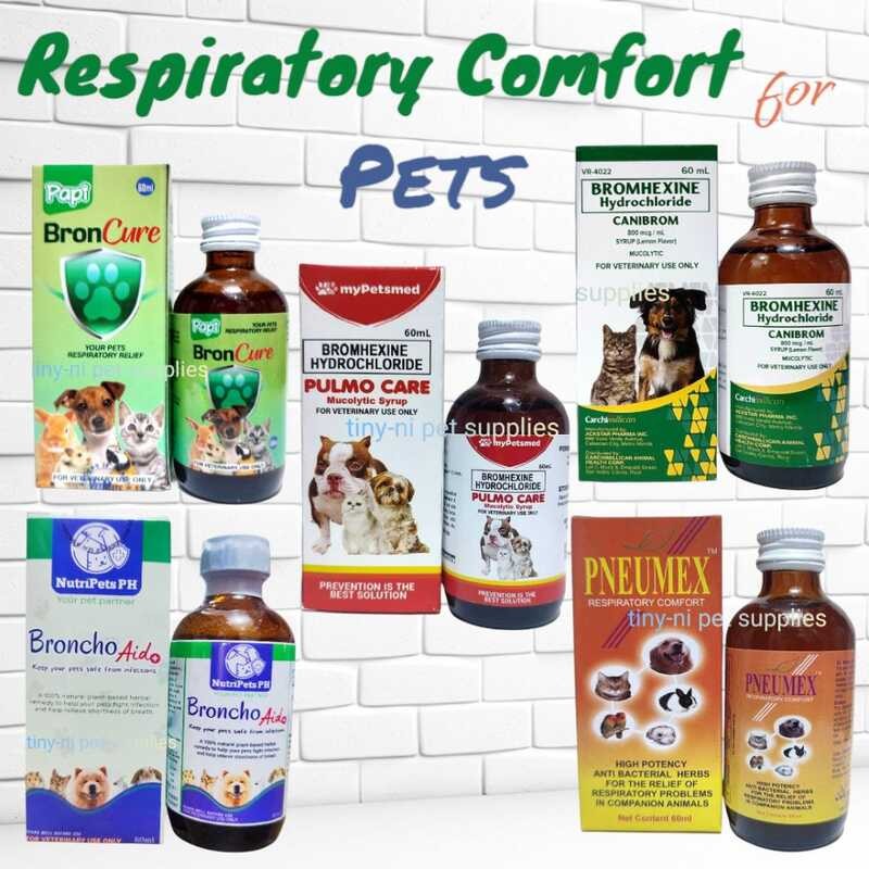 Cough And Colds Respiratory Relief For Pet Dogs Cats| Broncure Broncho ...
