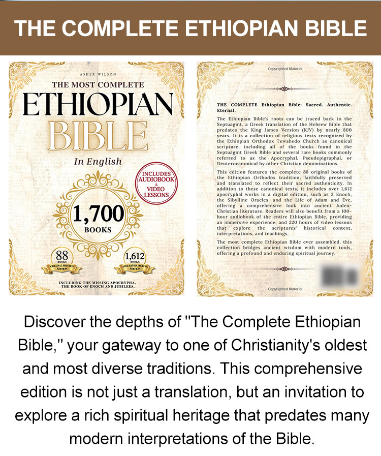 The Complete Ethiopian Bible 81-Book Canon with English | Shopee ...