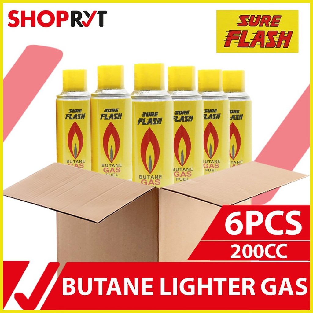 Sure Flash Butane Gas 200cc | Sureflash Universal Gas Lighter Refill x ...