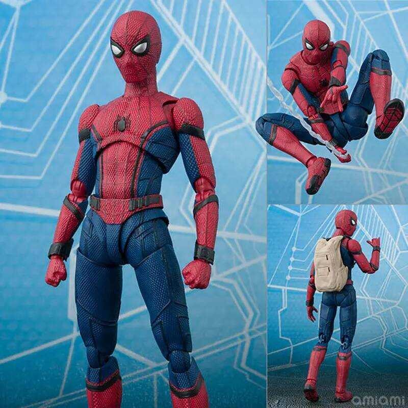 New High Quality Shf Spider Man Mobile Box Handheld Model Toy For ...