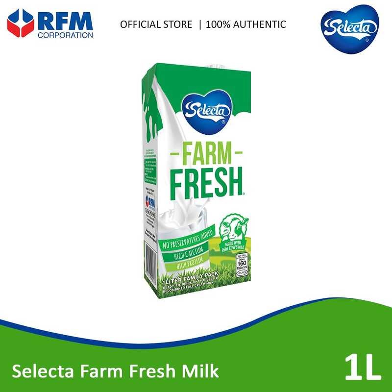 Selecta Farm Fresh Milk - Family Pack 1 Liter | Shopee Philippines