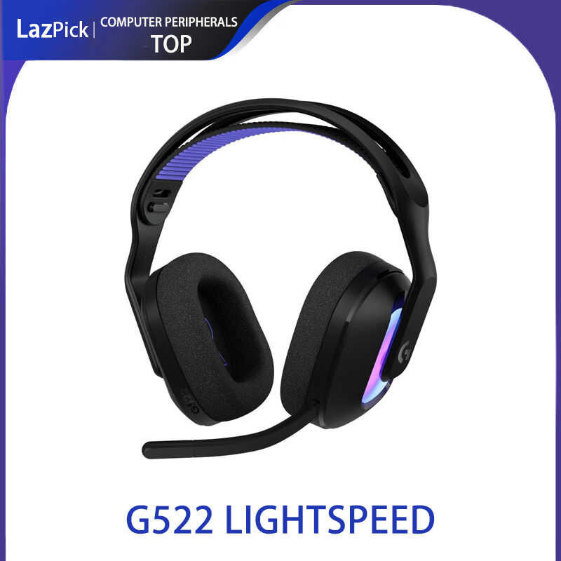 Logitech G522 LIGHTSPEED Wireless Gaming Headset, LIGHTSYNC Rgb ...