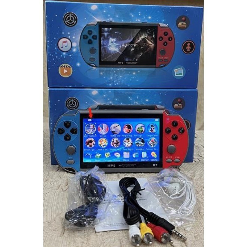 New Version X7 Handheld Gaming Console with NES Retro Game Support Dual ...