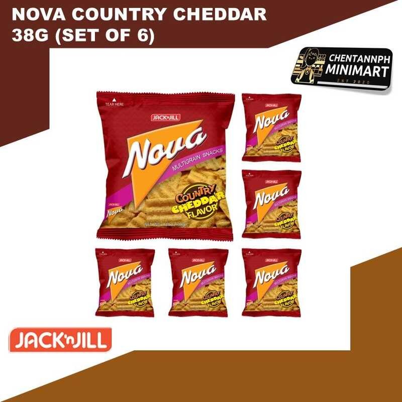 Jack'n Jill Nova Multigrain Snack Country Cheddar Flavor 38G X 6 Pieces ...