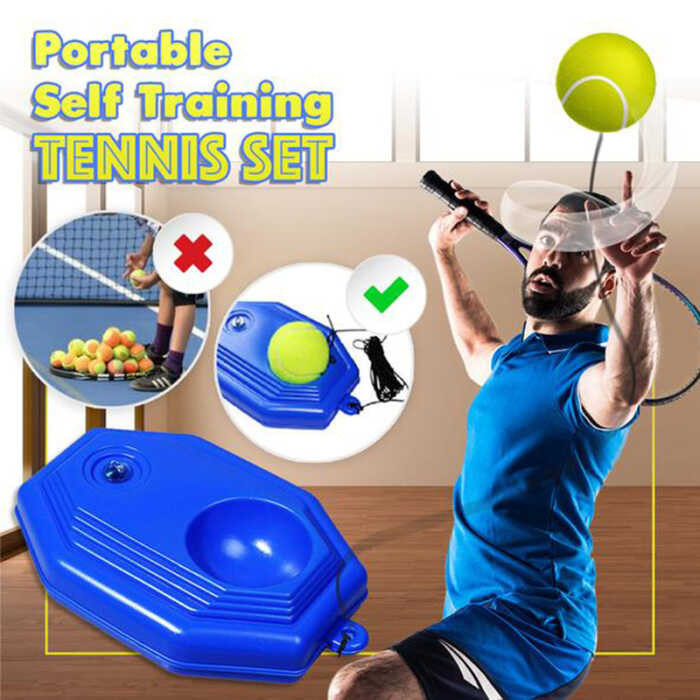 Original Solo Tennis Training Equipment Trainer Self Practice Balls ...