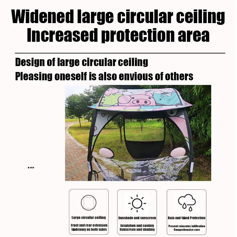 Protective Gear Electric Car Canopy Motorcycle Awning Electric Car ...
