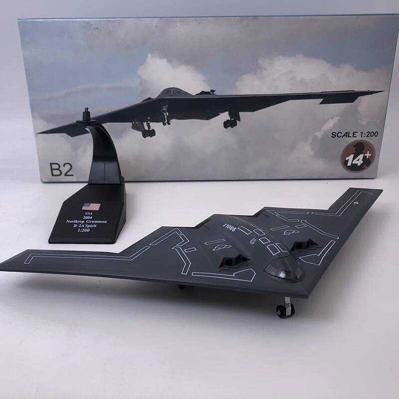 Diecast Alloy 1/200 Scale Airplane Aviation Model USA Army Air Force B2 ...