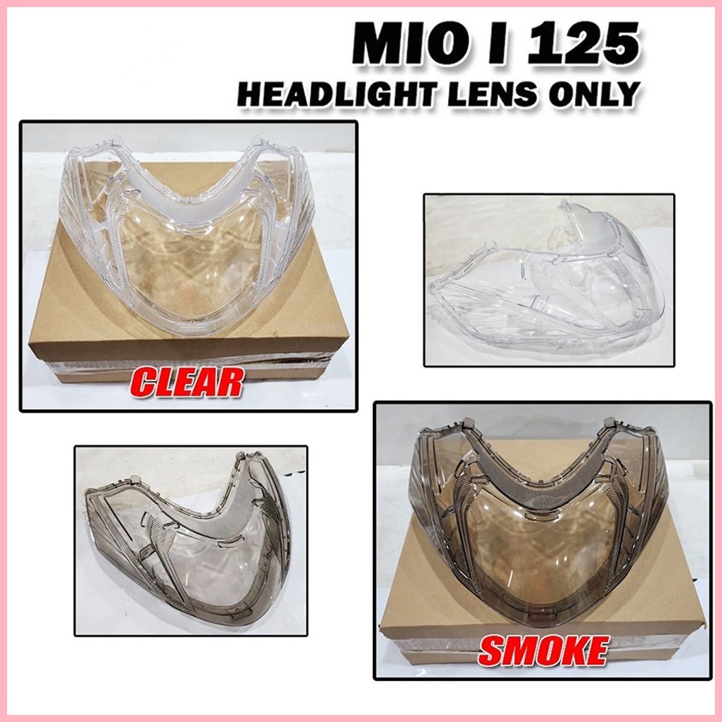 HEADLIGHT LENS ONLY FOR MIO I 125 MOTORCYCLE | Shopee Philippines