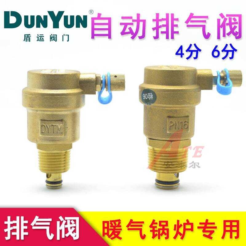 Dunyun All-Copper Automatic Bleed Valve Radiator Boiler Pipe Heat Sink ...