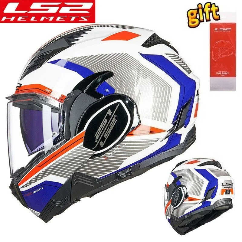 Tt Original Ls2 Valiant II Motorcycle Ls2 Ff900 Flip Up Helmets Dual ...