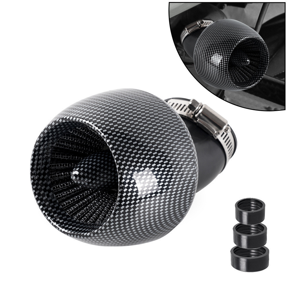Universal Small Air Filter Motorcycle Turbo Racing Cold Air Intake ...
