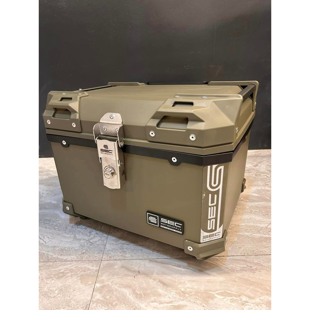 SEC 45L HEXALITE MUJI TOPBOX W/ BACKREST AND LEATHER INNER LINING ...