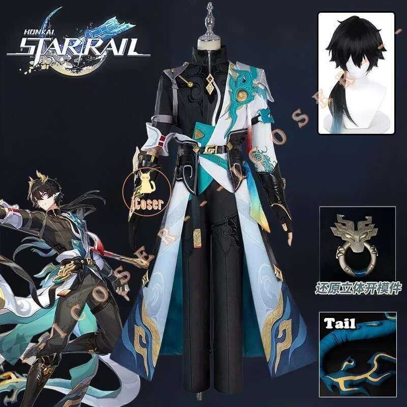 Tt Honkai Star Rail Dan Heng Permansor Terrae Cosplay Costume Wig ...