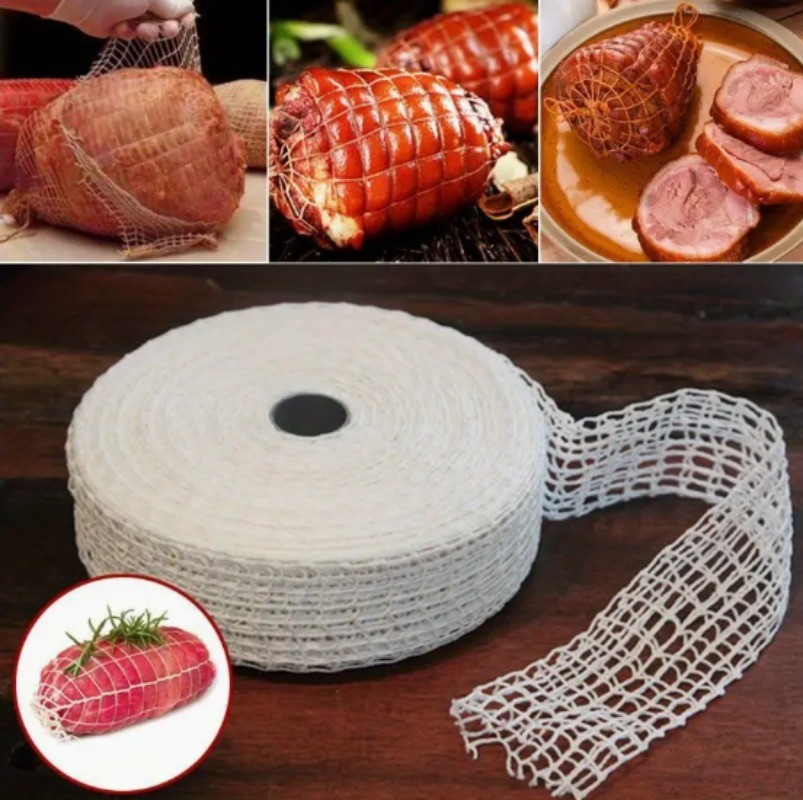 Simple Practical Butcher String Sausage Roll Hot Dog Packaging Mesh Bag ...