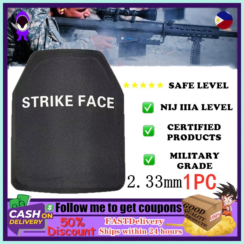 Bulletproof Plate Ballistic Panel Inserts Body Armor | Shopee Philippines