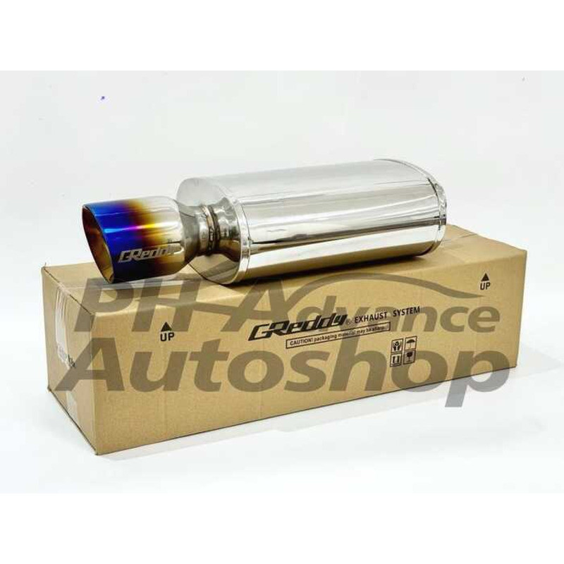 GREDDY Chambered Muffler Burned Tip ( Small Medium / Large ) High ...