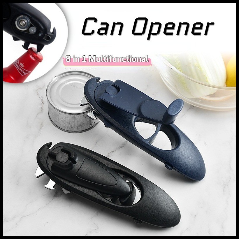 8-in-1 Can Opener Simple Stainless Steel Bottle Opener Kitchen Opener ...