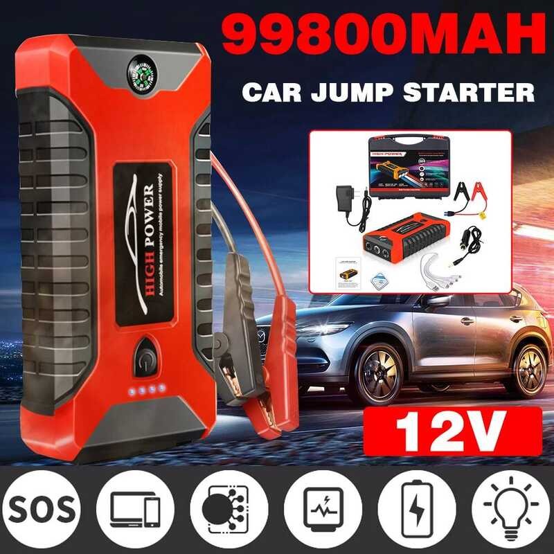 Y Portable Battery Auto Jump Starter 99800Mah Petrol Diesel Car ...