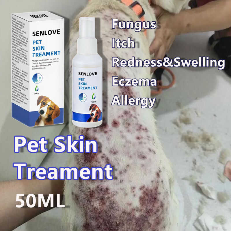 SENLOVE 50Ml Pet Skin Spray Antifungal For Dog And Cat Antimicrobial ...